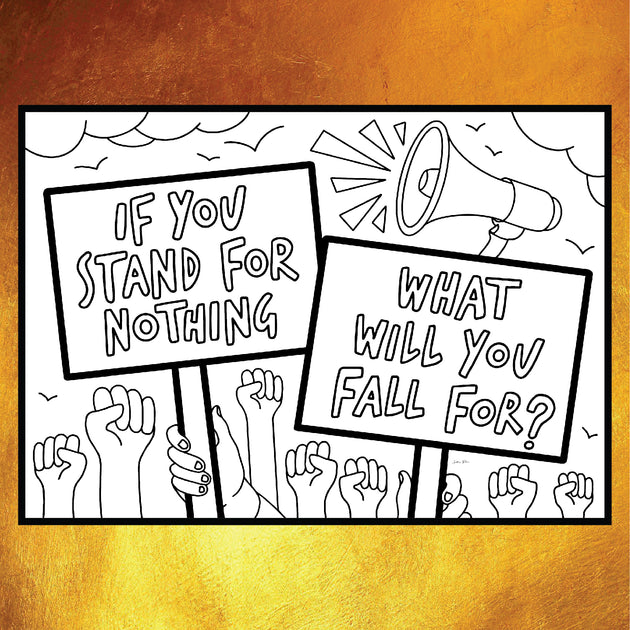 Hamilton "Rise Up" Collection - Coloring Postcards | Coloring Broadway
