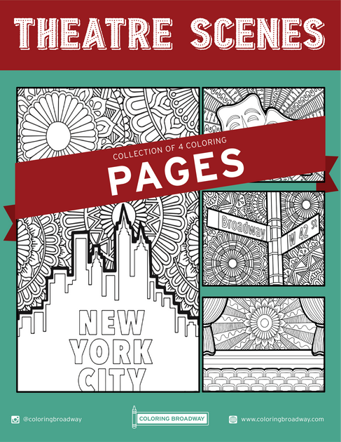 Theatre Scenes - PAGES | Coloring Broadway