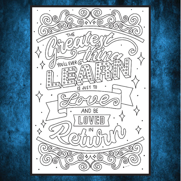 Moulin Rouge “Come What May” - DIGITAL DOWNLOAD | Coloring Broadway