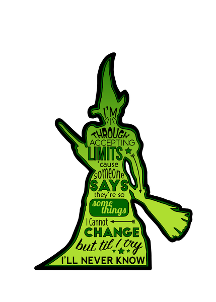 wicked musical coloring pages